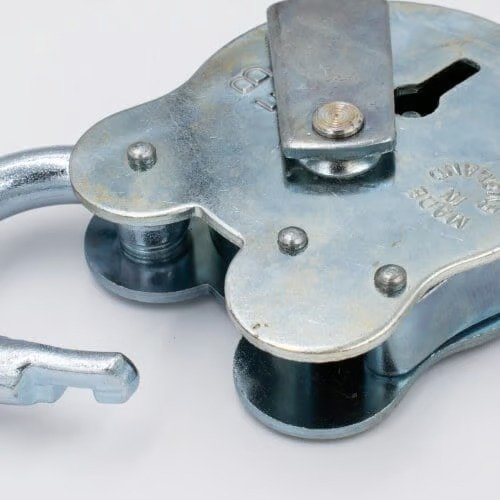 Fire Brigade FB1 Open Shackle Galvanised Padlock - Mr. Padlock
